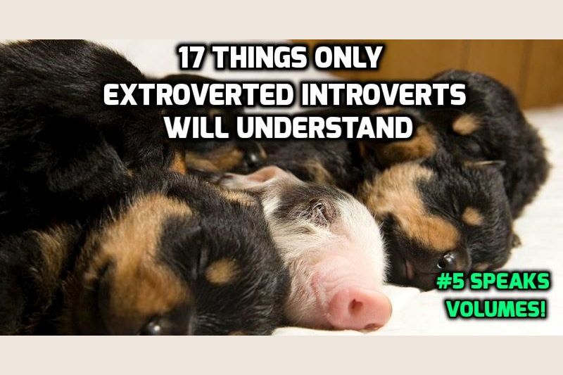 17 Things Only Extroverted Introverts Will Understand 