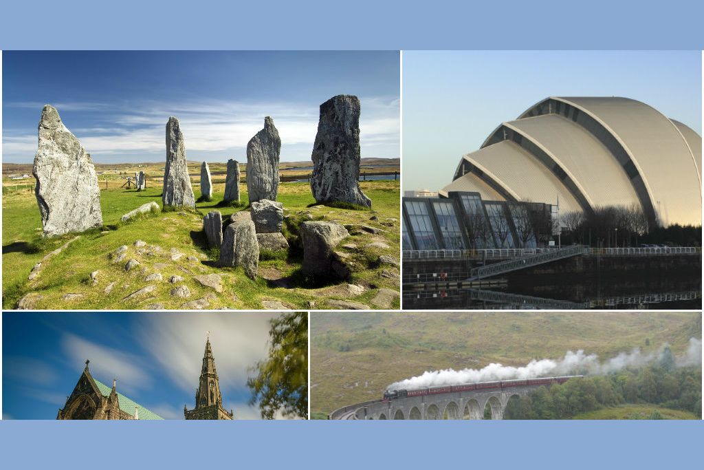 Can you identify these Scottish landmarks?