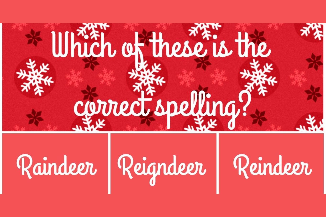 Only 1 In 9 Adults Can Spell Each Of These Super Common Holiday Words ...