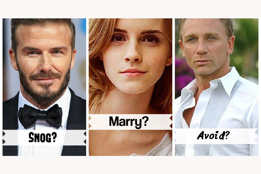 Who Should You Snog, Marry, Avoid?