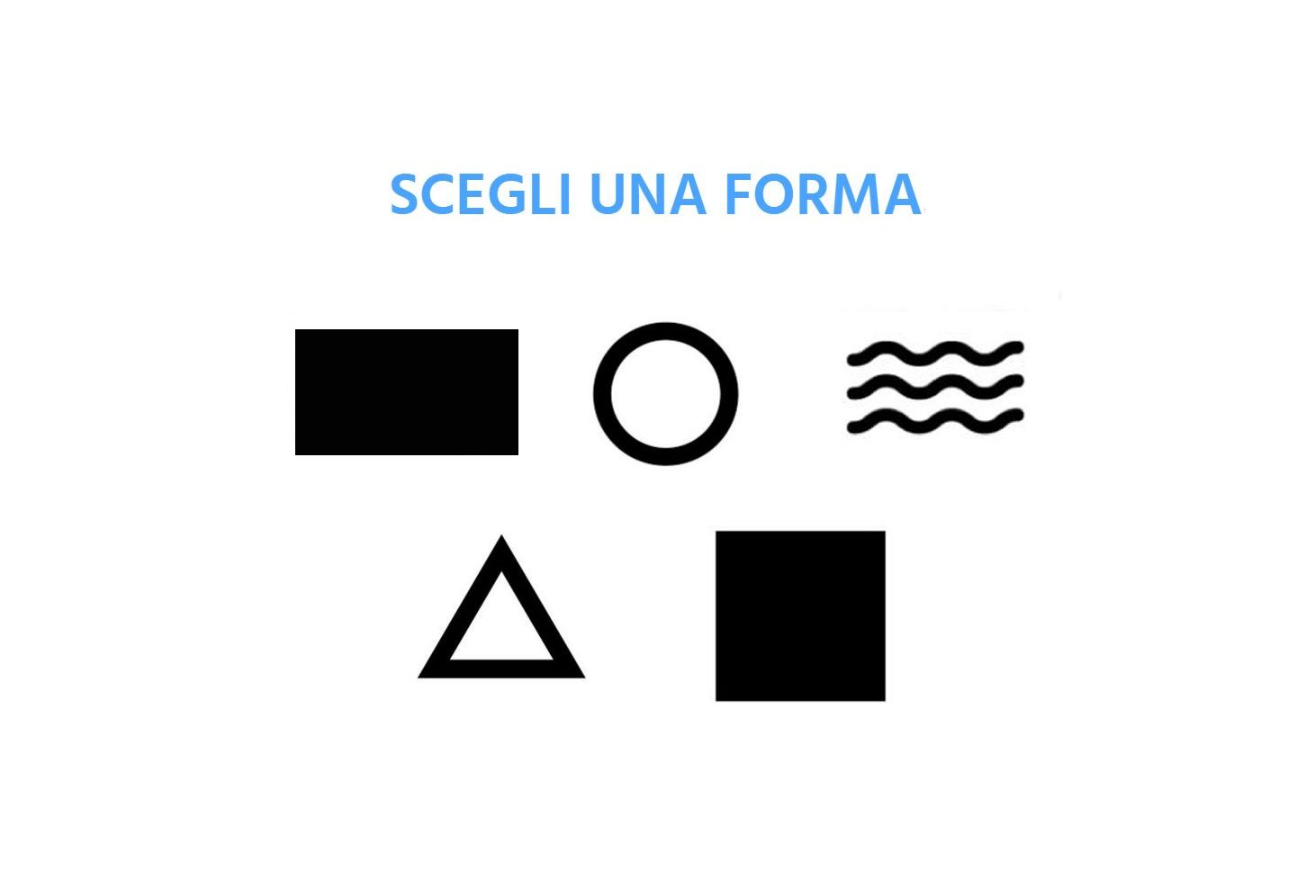 Scegli una FORMA e scopri chi SEI