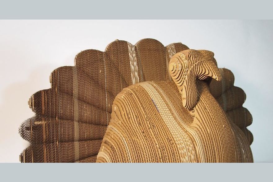 This Guy Made A Giant Cardboard Turkey And It's Glorious