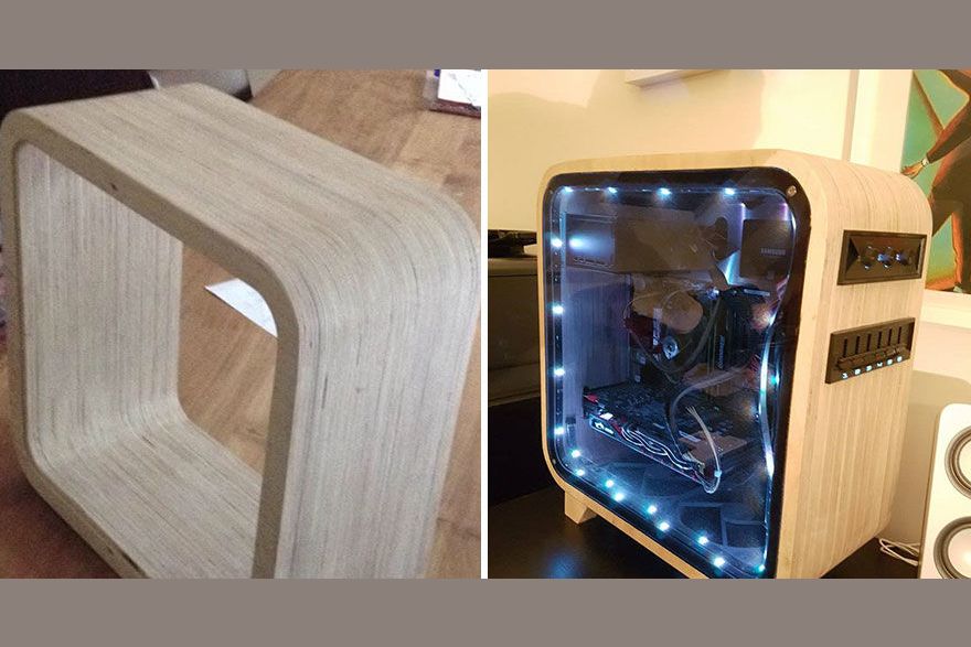 This Student Made An Epic Wooden Computer Case For School And You Can Too!