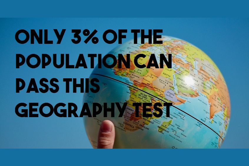 Only 3% Of The World's Population Can Pass This Geography Test