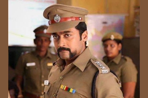 surya in police uniform