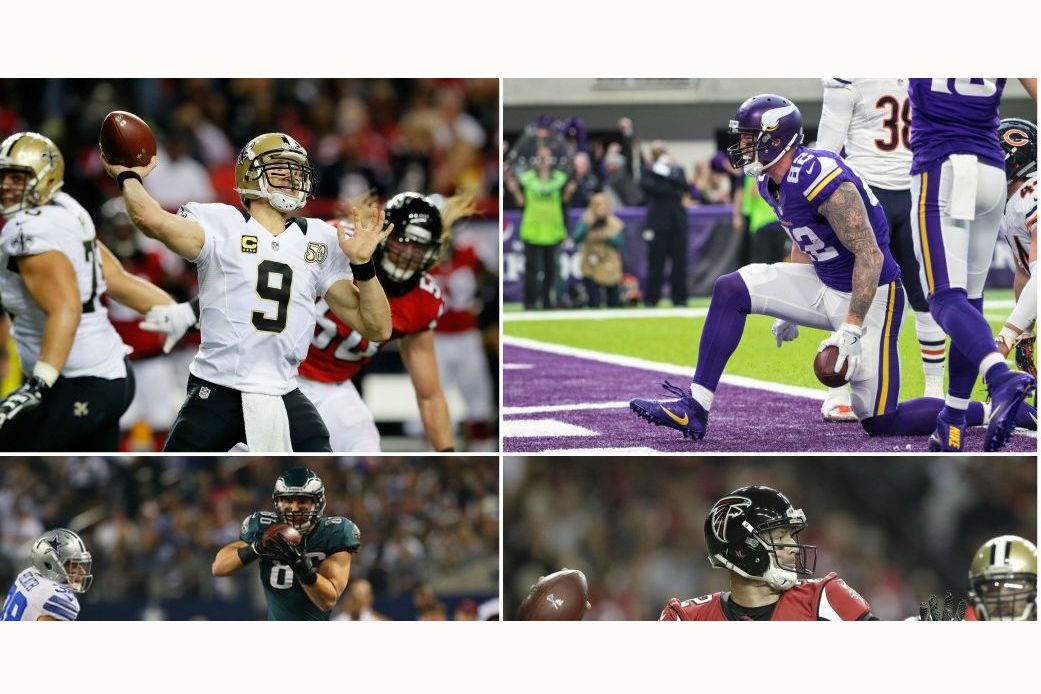 2016 NFL Week 17 - Top Player Awards (QB, RB, WR/TE)