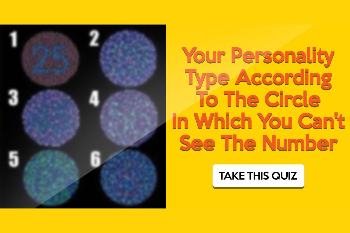 What Is Your Personality Type According To The Circle In Which You Can ...