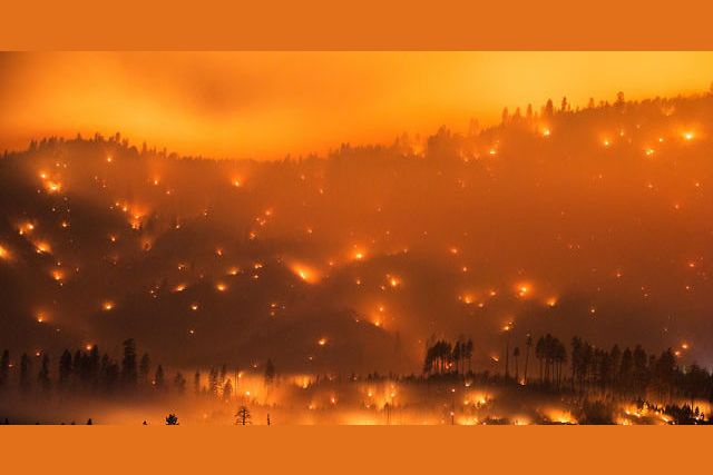 This Brave Photographer Captured The Terrifying Beauty Of Wildfire