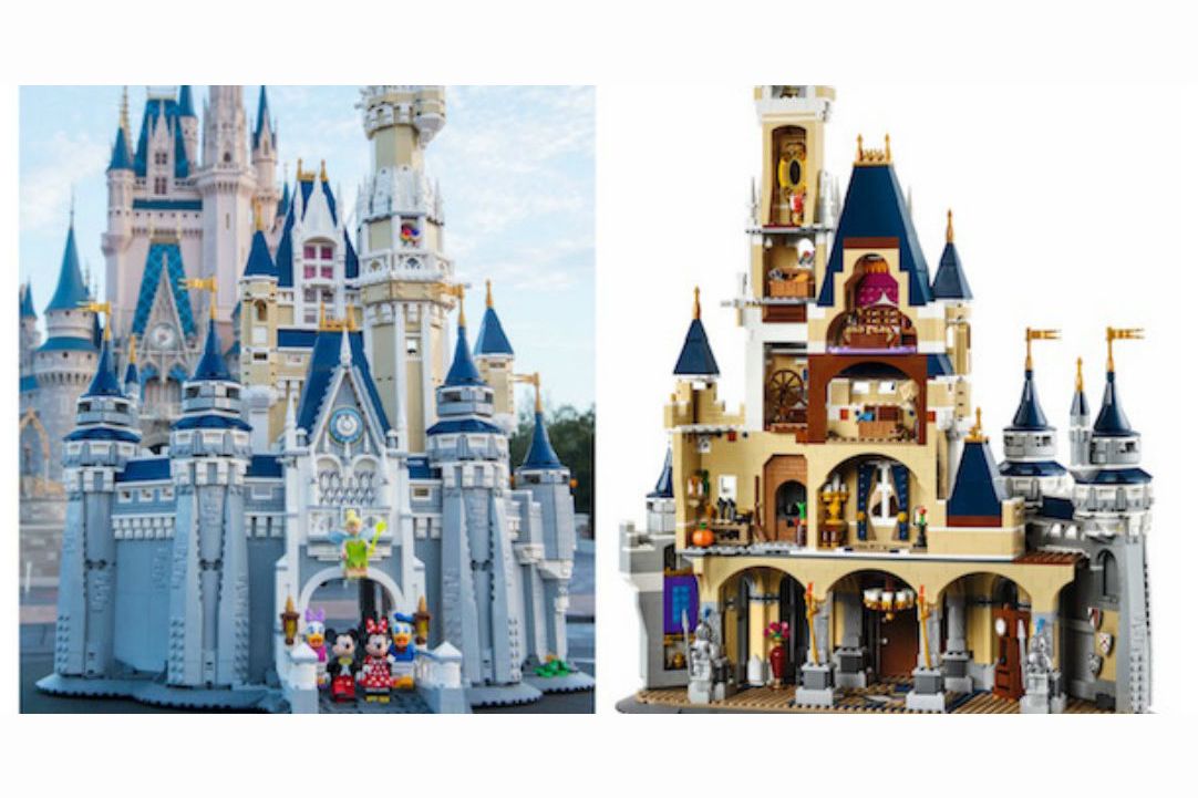 Lego Has Created An Insane Disney World's Cinderella Castle Building Set