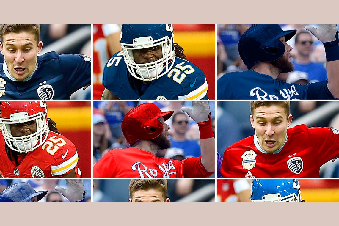 Which colors look best on Kansas City's pro teams?