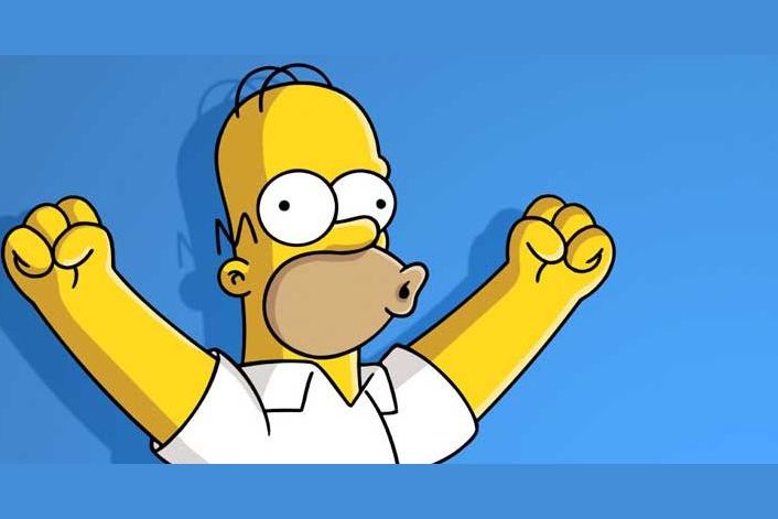 Maradona criticó a Los Simpsons y Maradona salió al cruce