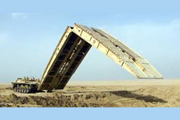 M60 AVLB Armored Vehicle Launched Bridge & Demonstrate Bridging ...