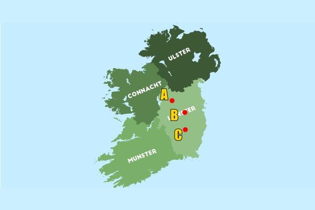 Prove you can place the biggest GAA grounds on a map of Ireland