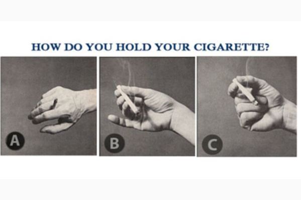 The Way You Hold Your Cigarette Is A Sure Sign Of Your Inner Self