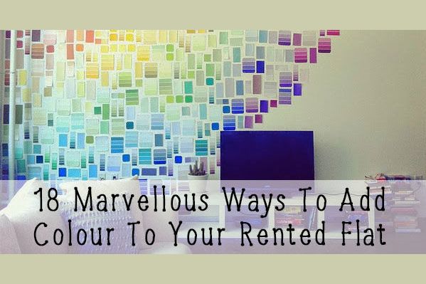 18 Marvellous Ways To Add Colour To Your Rented Flat