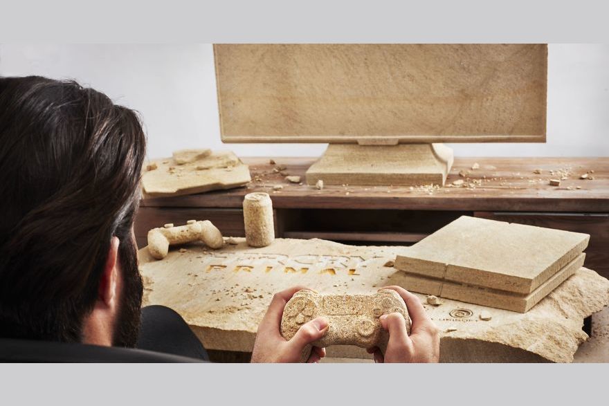 This Stone Carver Made An Actual "Man Cave" And It's Getting Attention