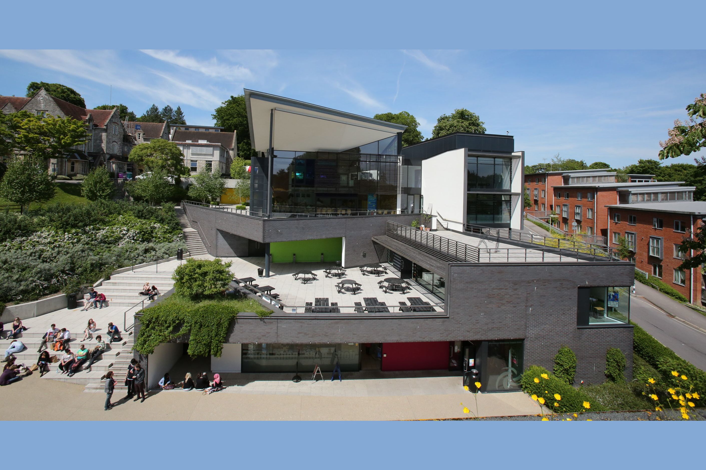 Where should you study on campus?