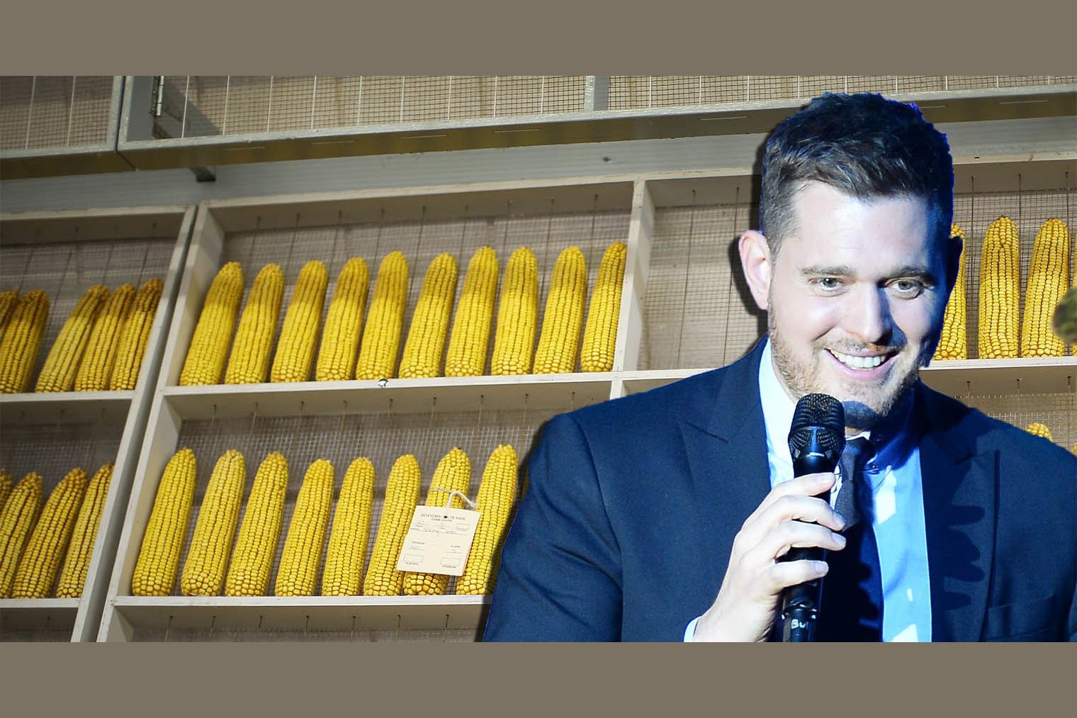 Is Michael Bublé Eating The Corn The Right Way?