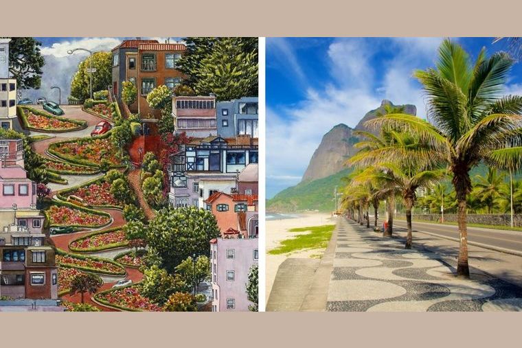 ¿Puedes reconocer las ciudades por el nombre de sus calles?