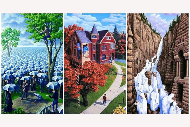 These Paintings Prove Optical Illusions Are Truly Pieces Of Art