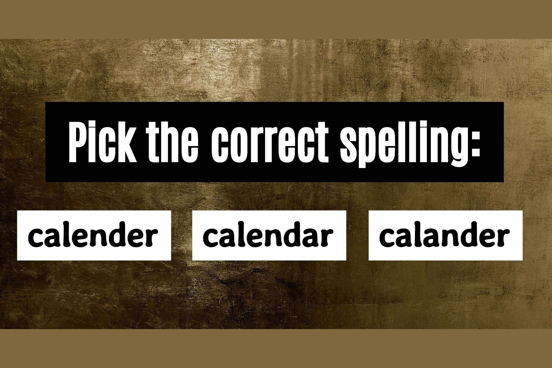 No One Can Get 20/20 In This Confusing Spelling Quiz