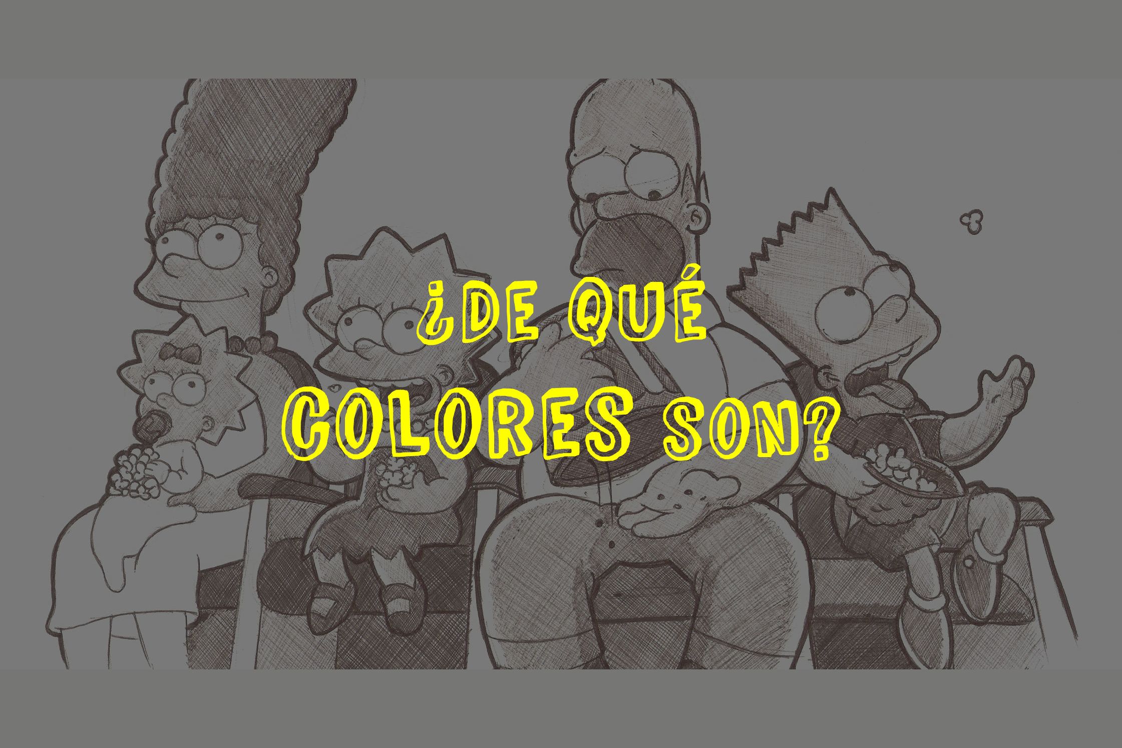 ¿Qué tan bien recuerdas los colores de Los Simpsons?