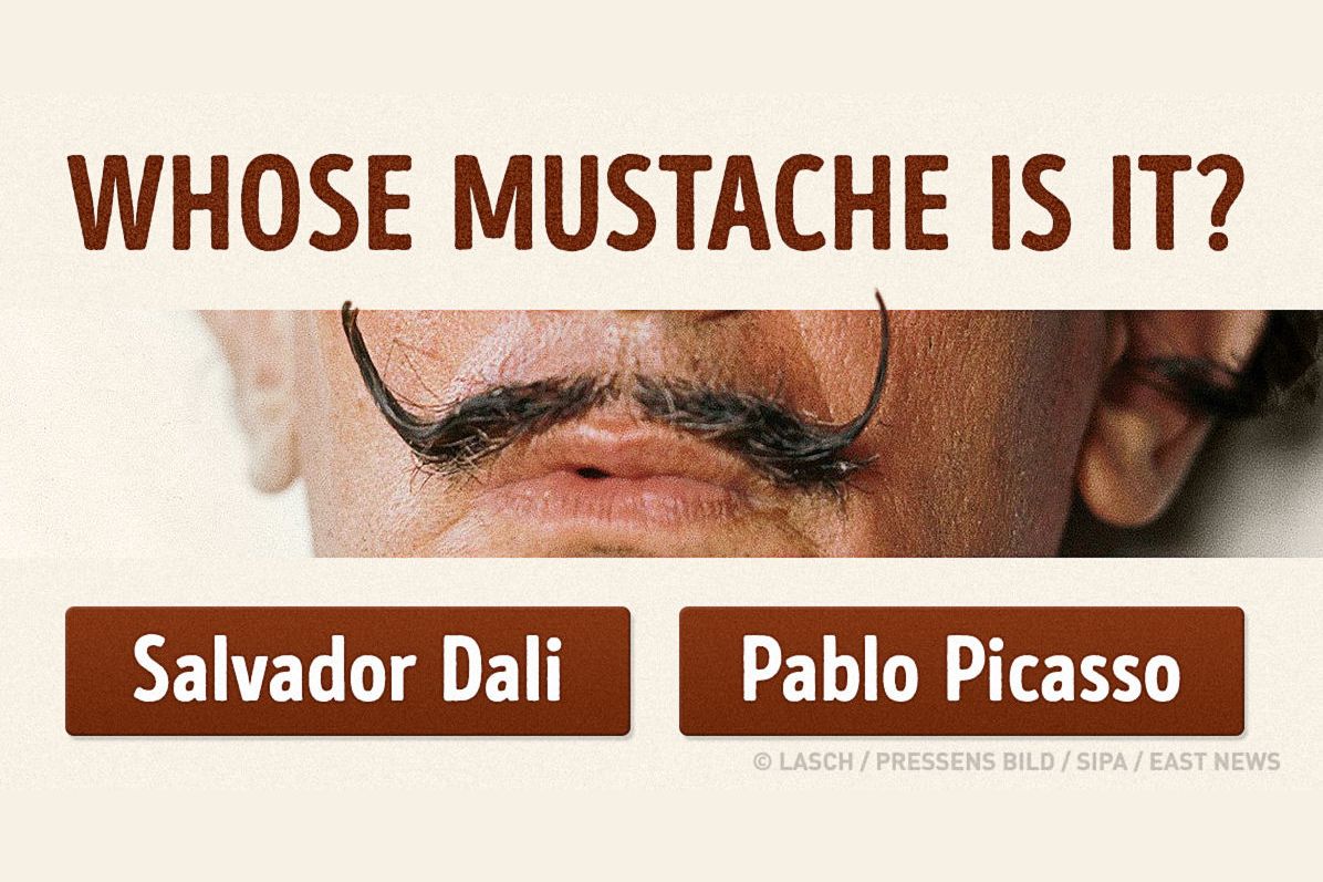 Test: Can you identify the men behind these mustaches?
