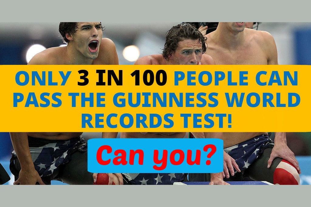 Only 3 In 100 People Can Pass The Guinness World Records Test