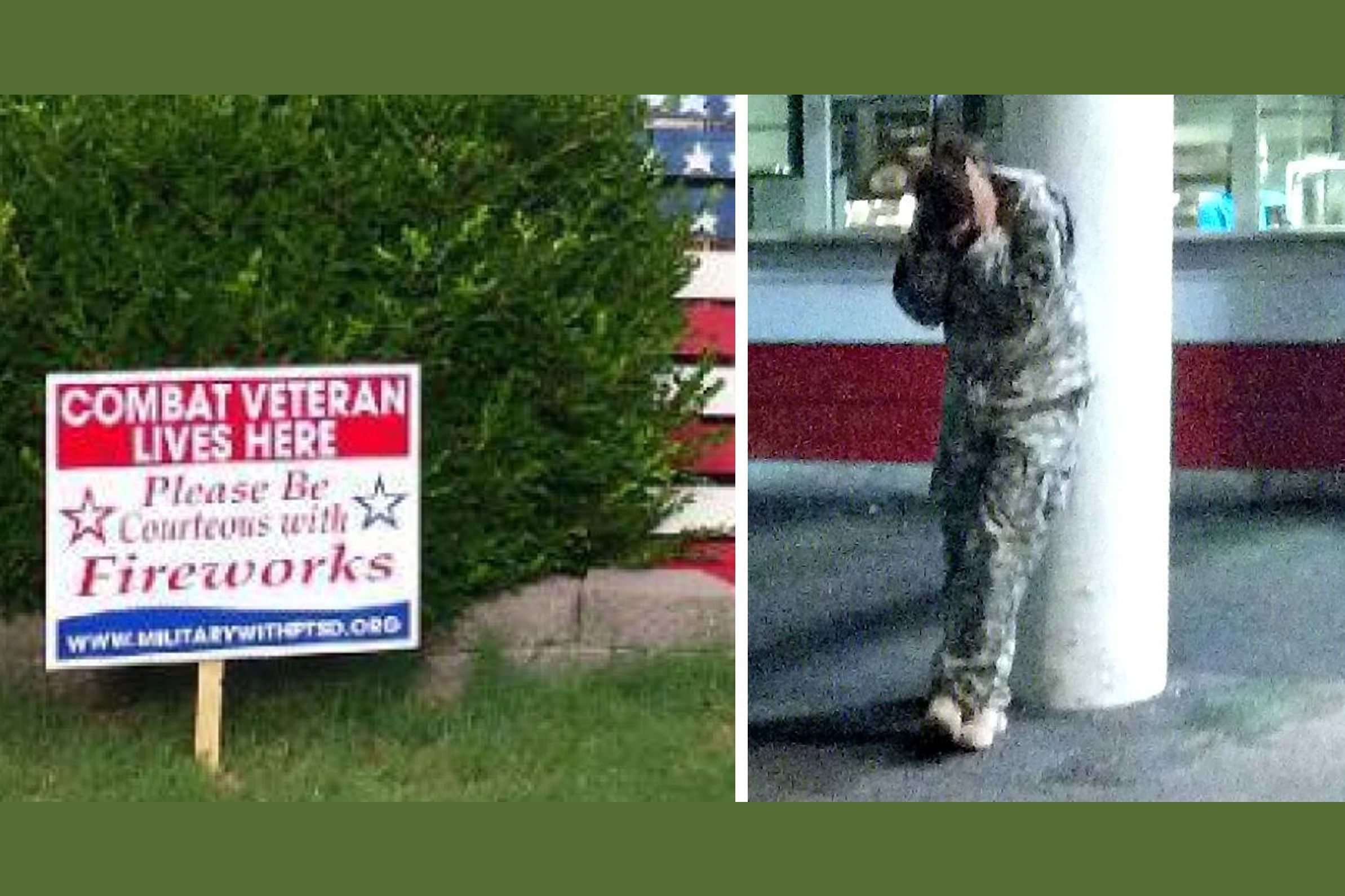 How This Sign Is Helping Veterans With PTSD Deal With Fireworks