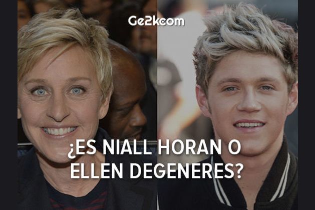 Es Niall Horan o Ellen DeGeneres