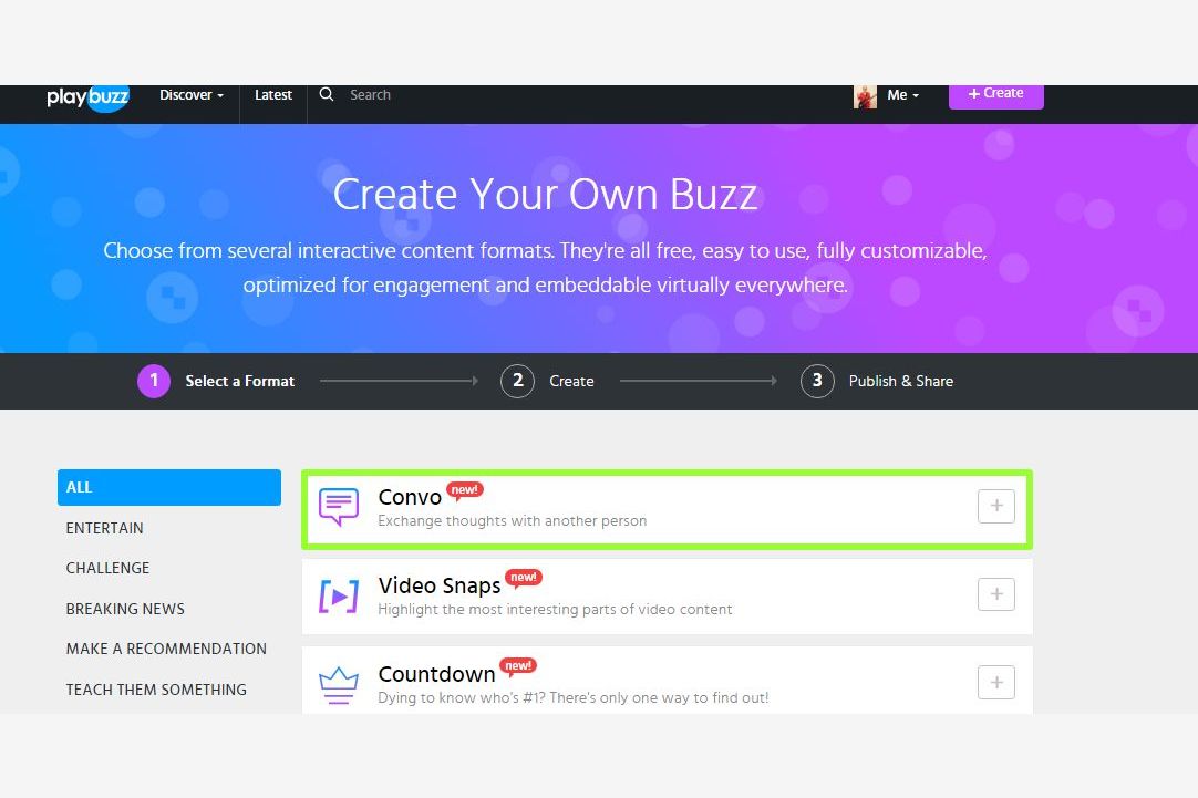 What's The Convo Format?
