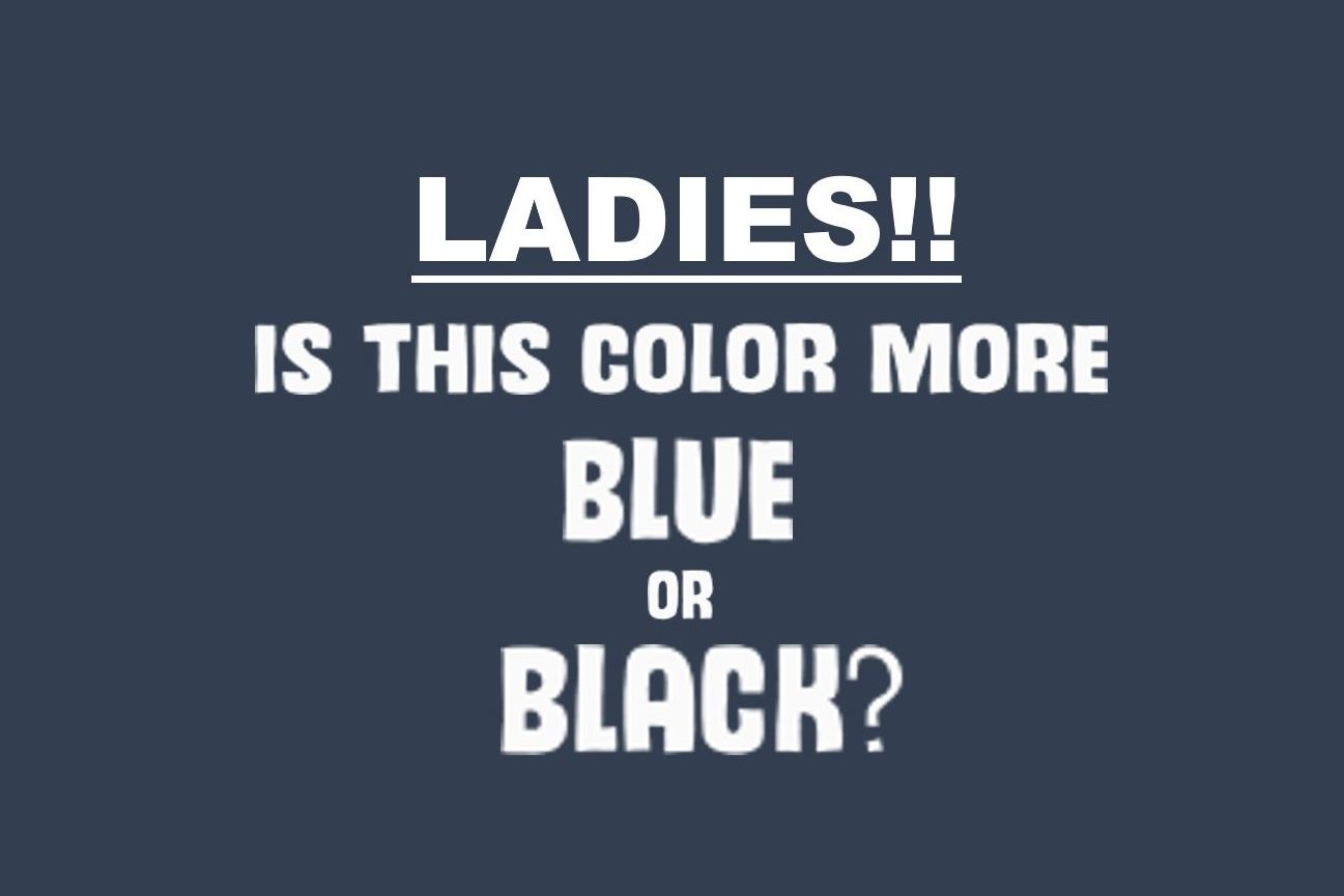 96% Of Women Cannot Pass This Tricky Color Test: Is It Blue Or Black?