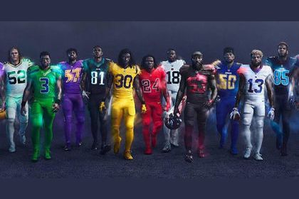 Espectaculares uniformes en la NFL