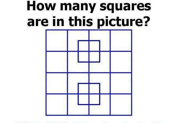 How many squares are in the picture?