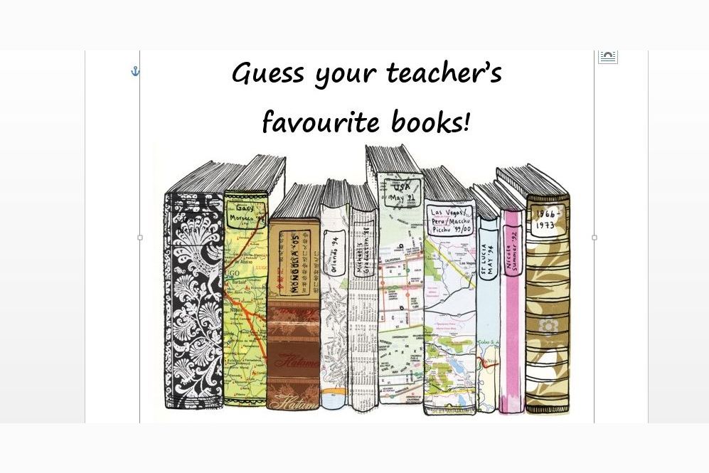 Guess your teachers' favourite books!