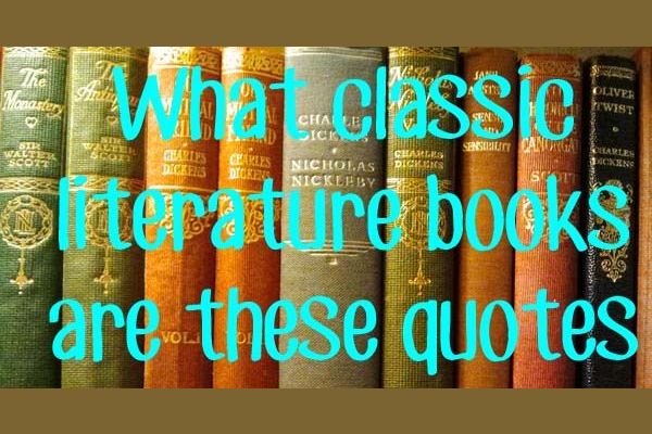 Can you finish these classic literature quotes?