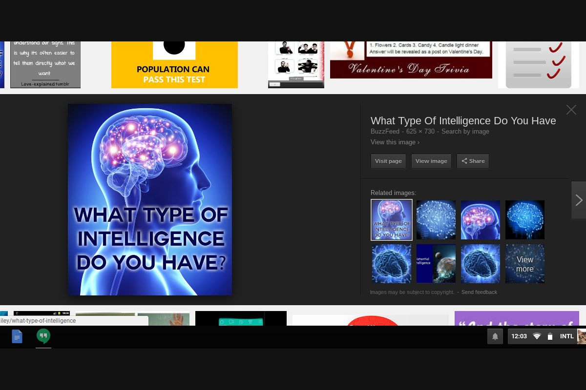 What type of intelligence do you have?