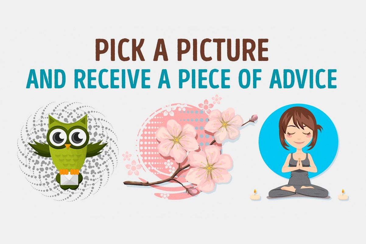Pick a picture and receive a wise piece of advice