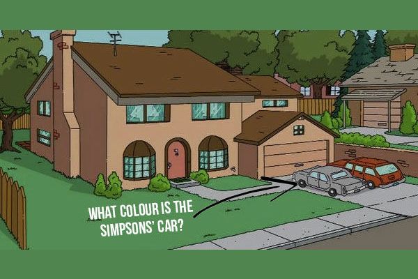 How Good Is Your Simpsons Colour Memory?