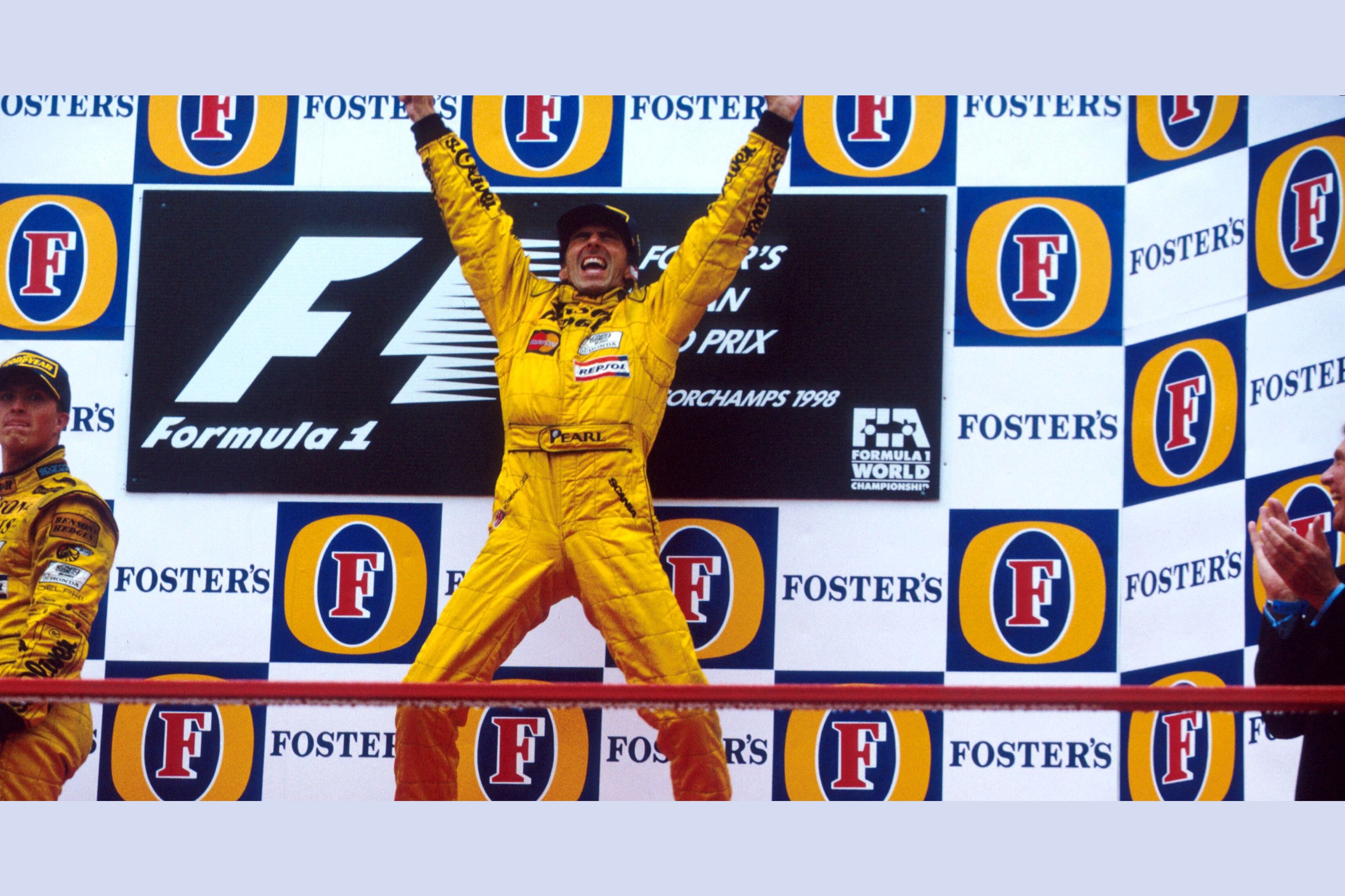 What was Damon Hill's greatest F1 race?