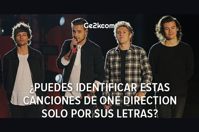 Parte 2: ¿Puedes identificar estas canciones de One Direction solo por ...