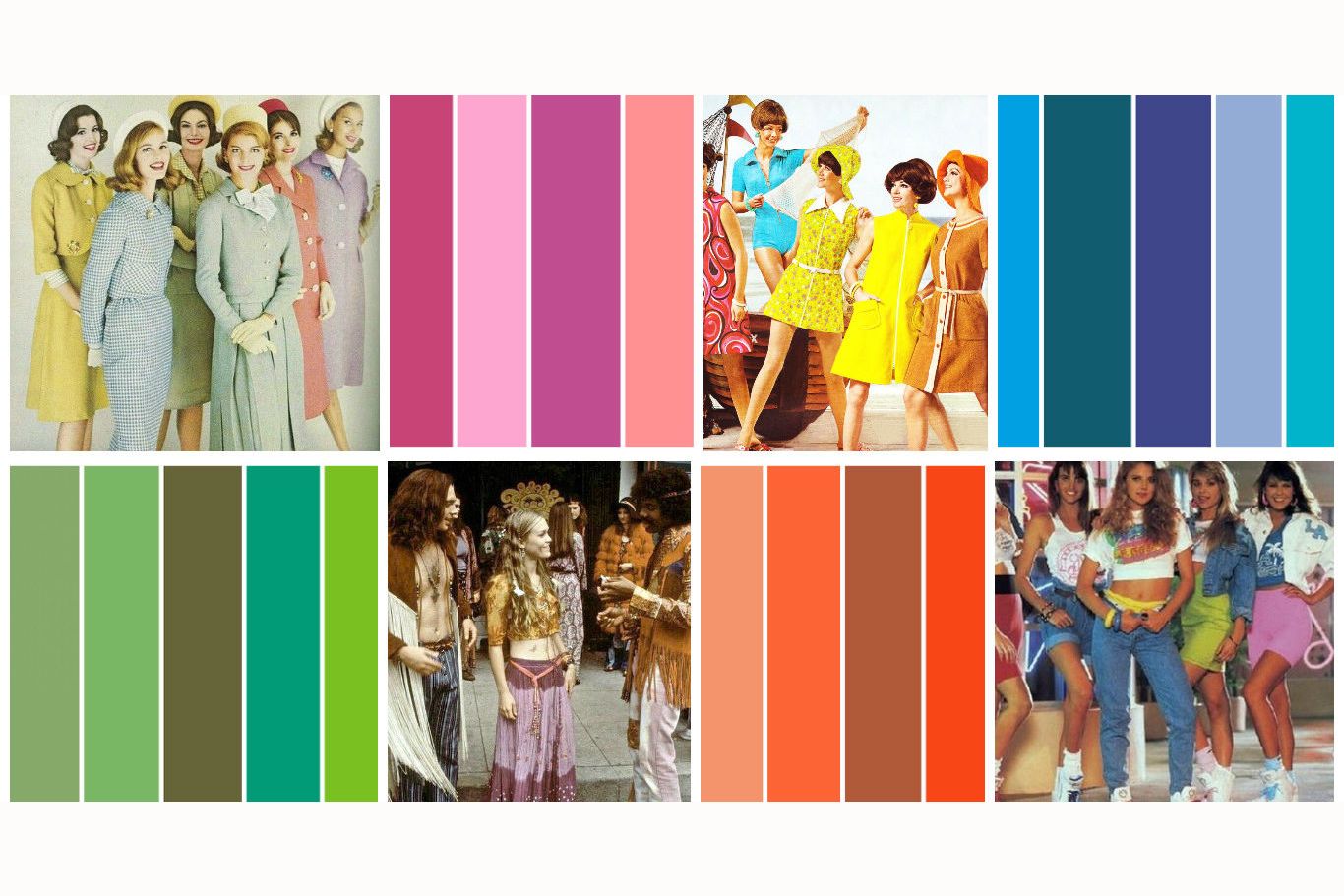 This Color Test Will Determine Which Decade Best Fits Your Style!