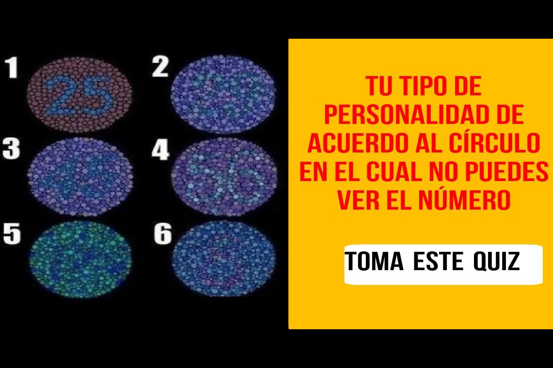 ¿Cuál es tu tipo de personalidad de acuerdo al círculo en el cual no ...