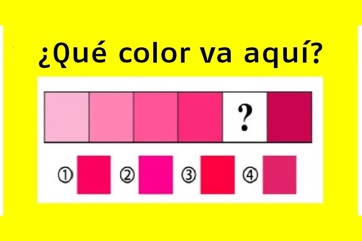 ¿Con qué tanta precisión ves los colores?