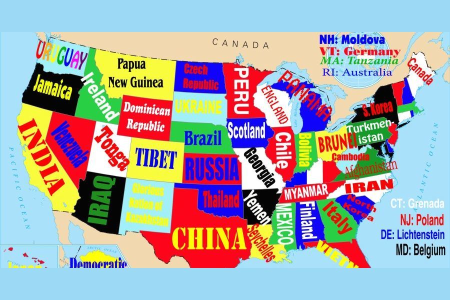 which country/state suits your personality the most?