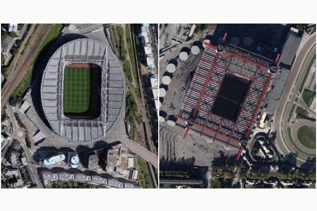Football Stadiums Google Maps Quiz