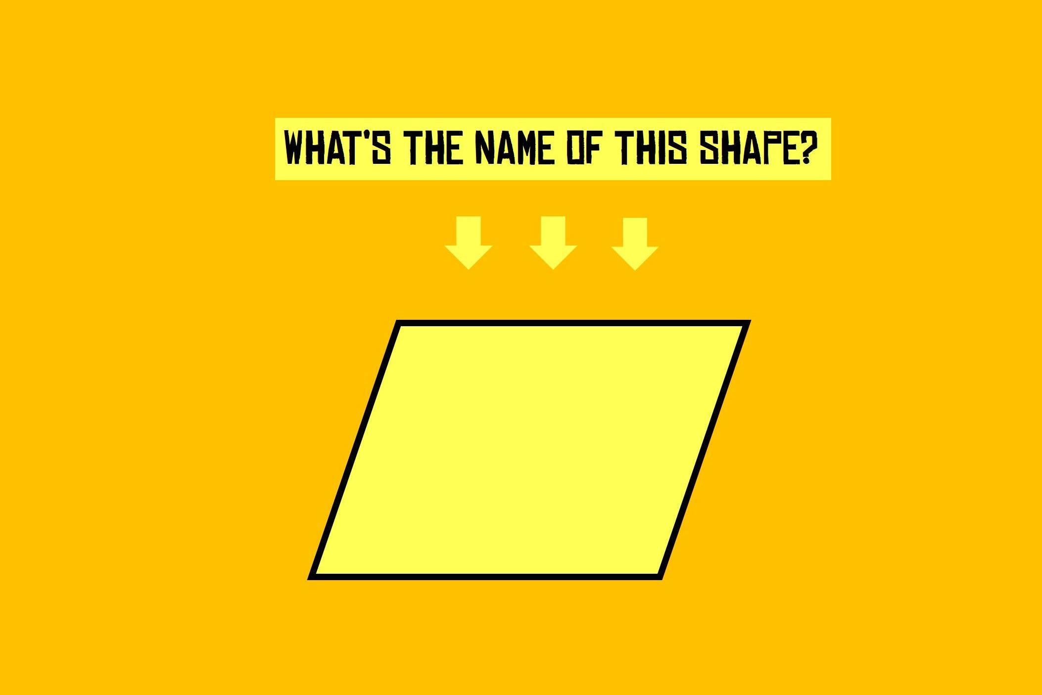Can You Name More Shapes Than An 11 Year Old?