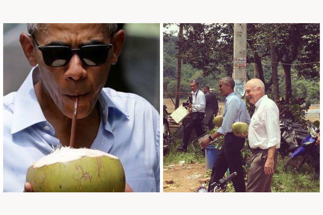 President Obama Is Living His Best Life And Drinking Straight From A ...