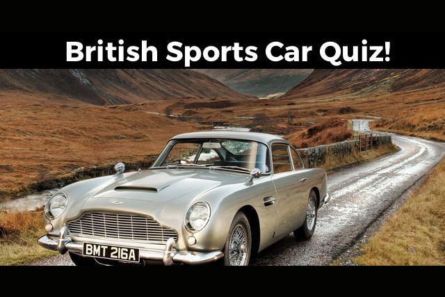 British Sports Car Quiz!