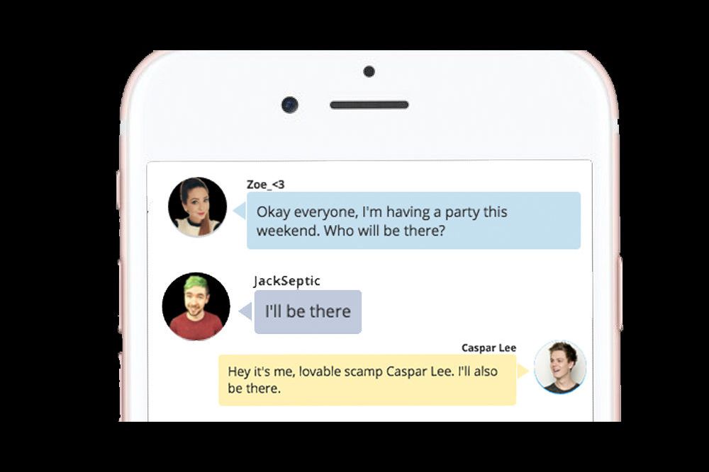 Here's What It Probably Looks Like When YouTubers Text Each Other
